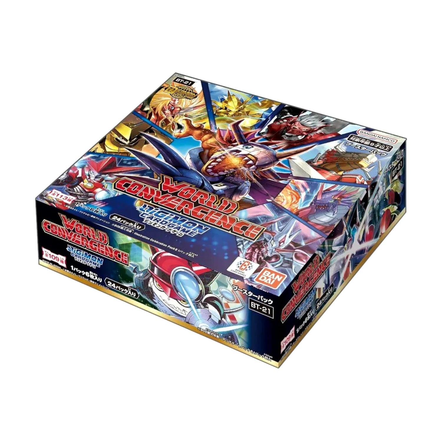 Digimon Card Game: World Convergence Booster Pack CDU (BT21) (24 Packs ...