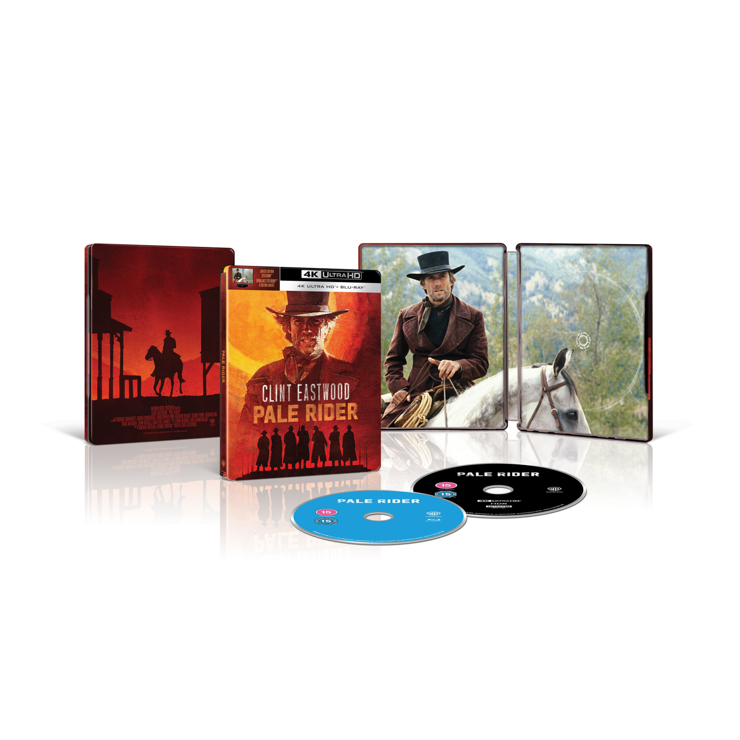 Pale Rider 40th Anniversary 4K Ultra HD Steelbook 4K - Zavvi UK