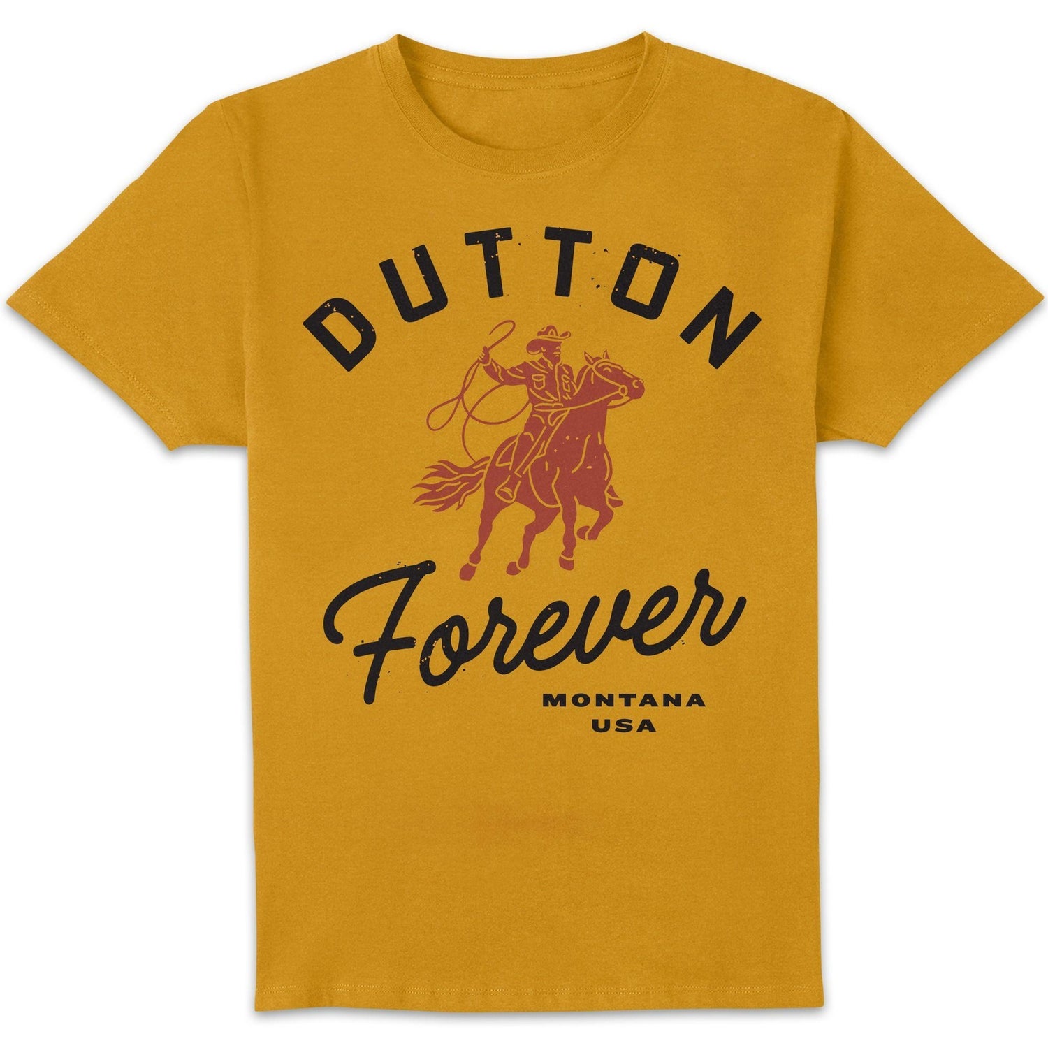 Yellowstone Dutton Forever Unisex T-Shirt - Mustard Merchandise | Zavvi ...