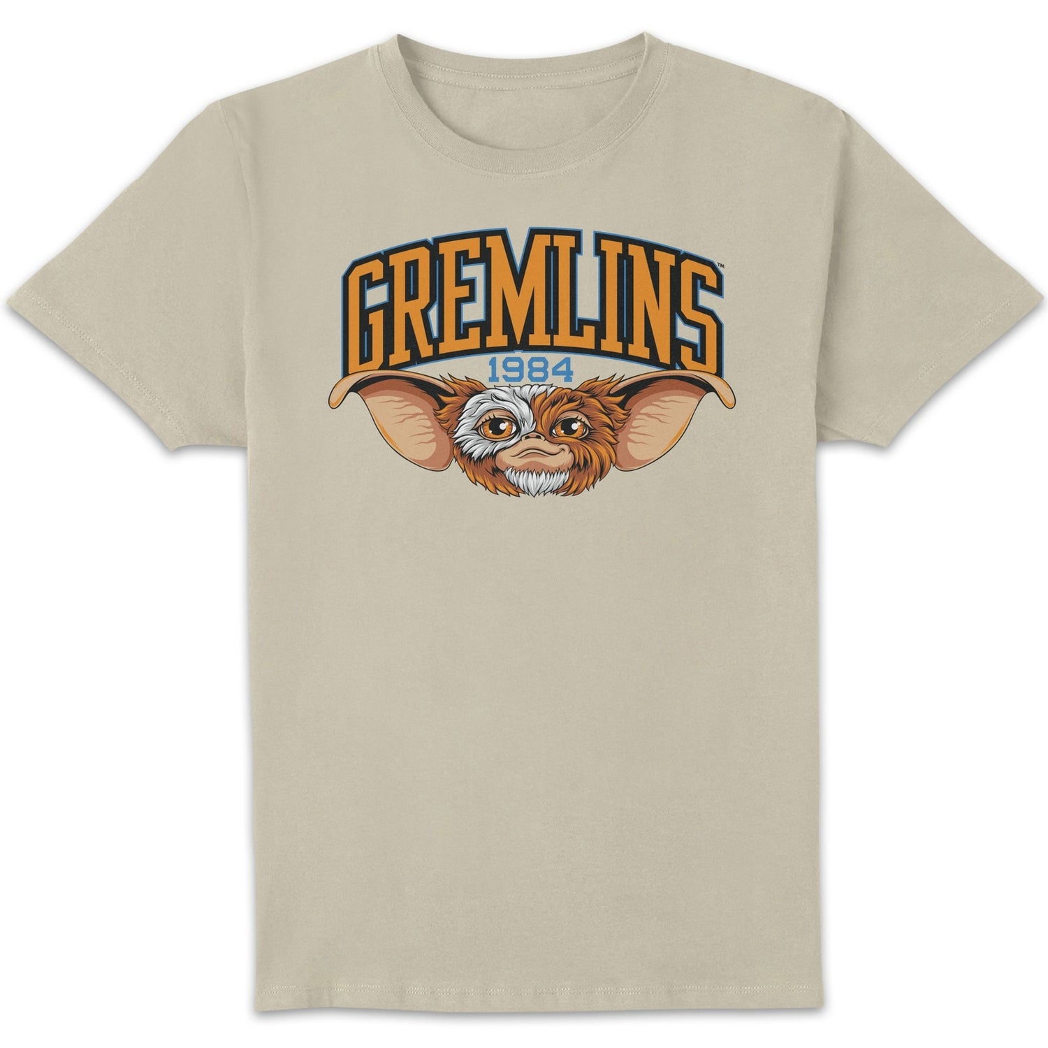 Gremlins Gizmo Collegiate Unisex T-Shirt - Cream Clothing - Zavvi UK