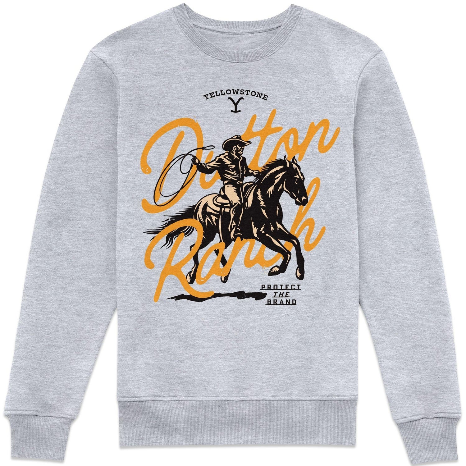 Yellowstone Dutton Ranch Lasso Sweatshirt - Grey Clothing | Zavvi Australia
