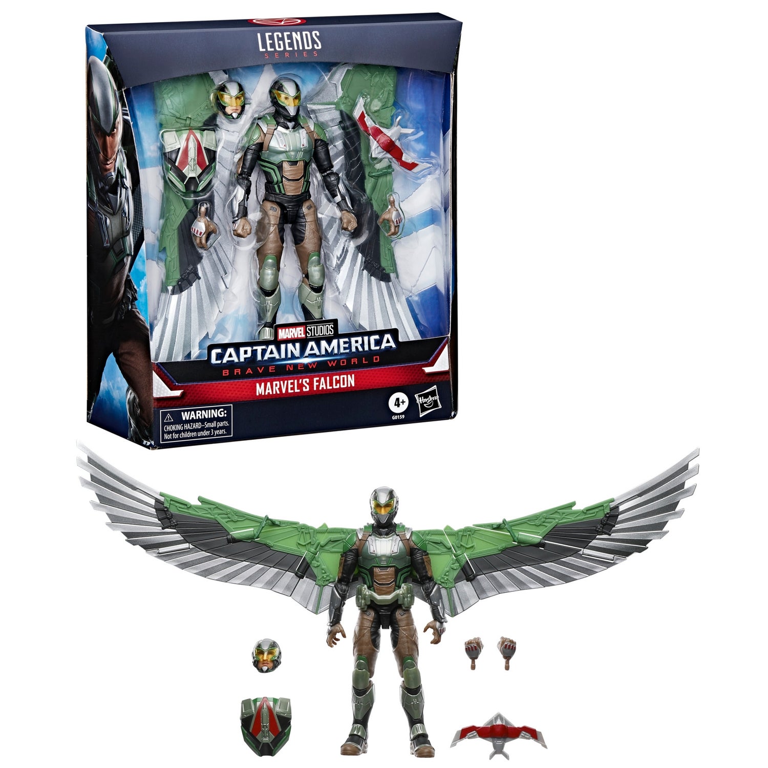 Hasbro Marvel Legends Series Marvel’s Falcon, Captain America: Brave ...