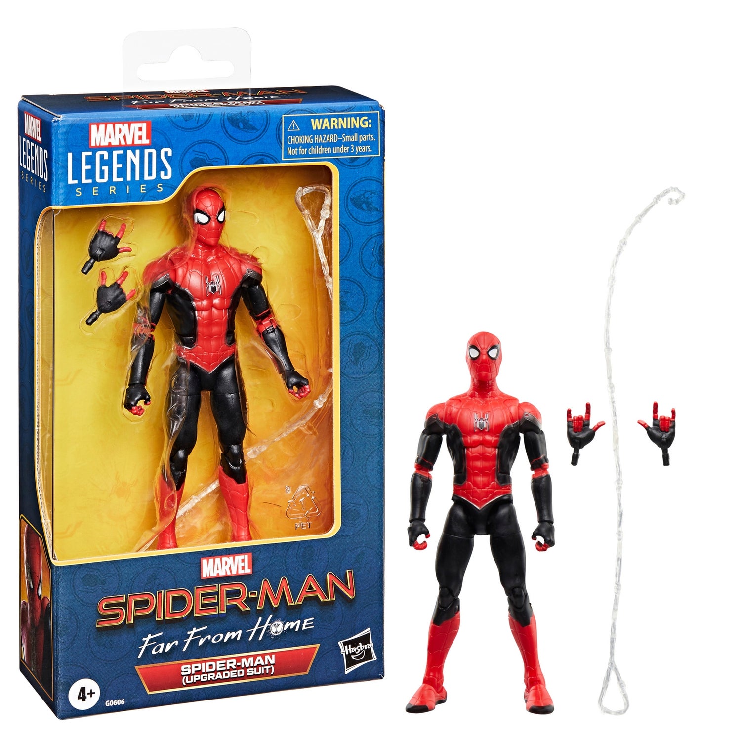 Hasbro Marvel Legends Series Spider-Man (Upgraded Suit), Spider-Man ...