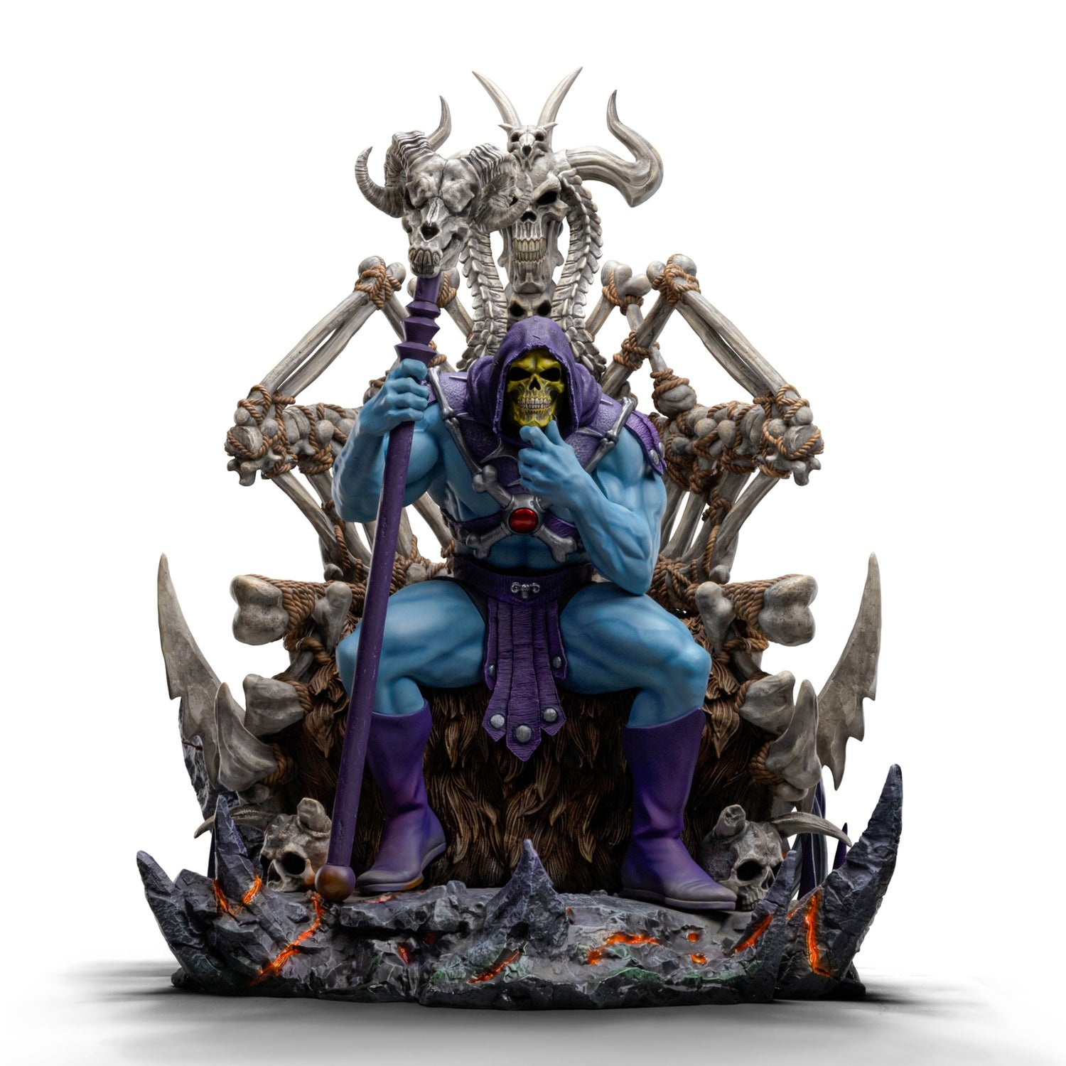 Iron Studios Masters of the Universe Skeletor on Throne (10th ...