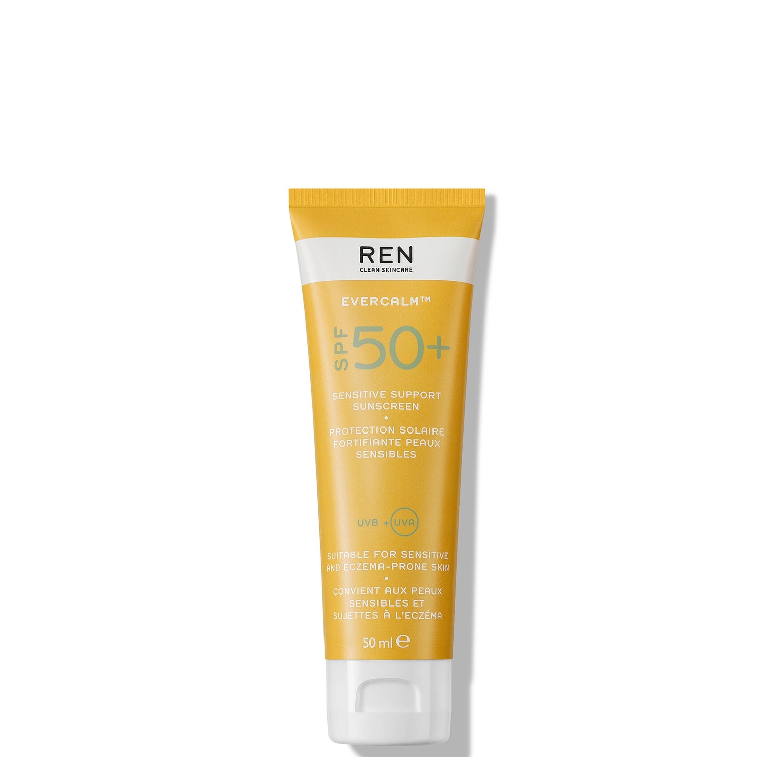 REN Clean Skincare Evercalm Sensitive Support Sunscreen SPF50+ 50ml ...