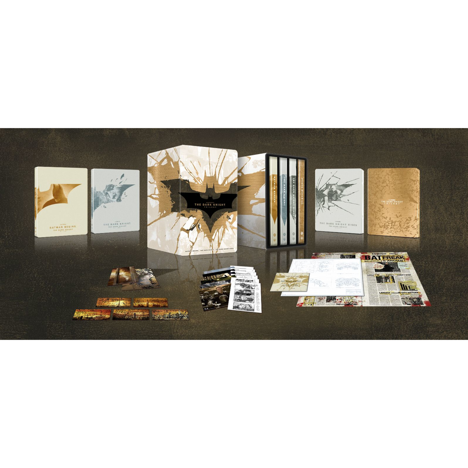 The Dark Knight Trilogy 20th Anniversary 4K & Blu-ray Steelbook ...