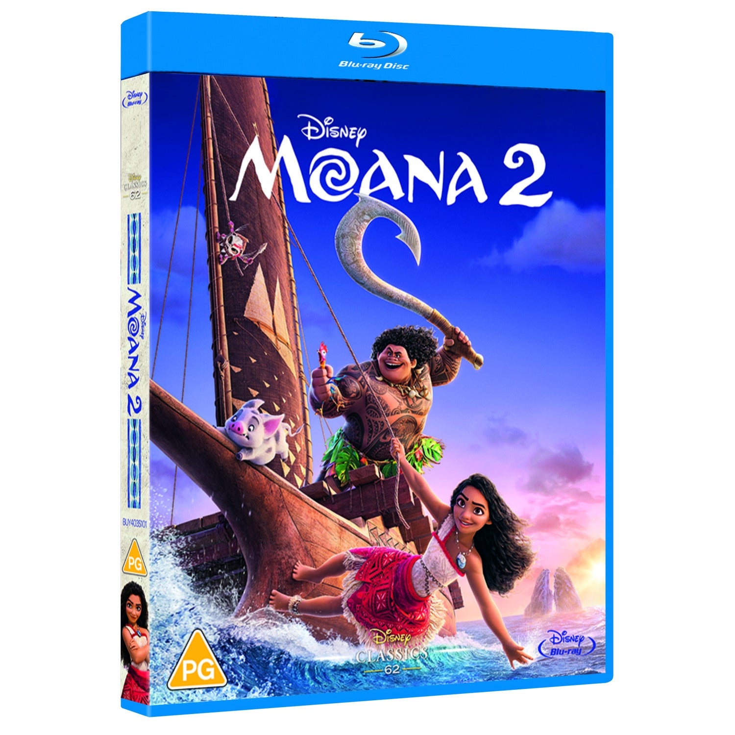 Disney's Moana 2 Blu-ray Blu-ray | Zavvi Australia