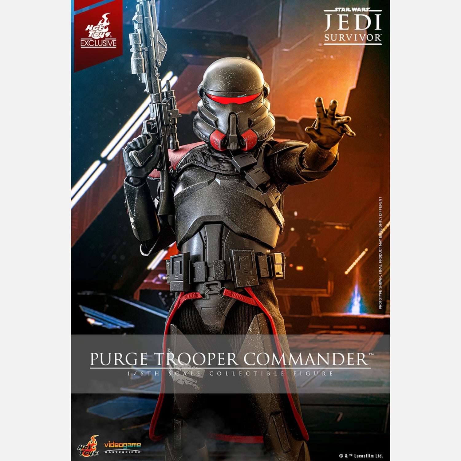 Hot Toys Star Wars Jedi: Survivor Purge Trooper Commander 1/6th Scale ...