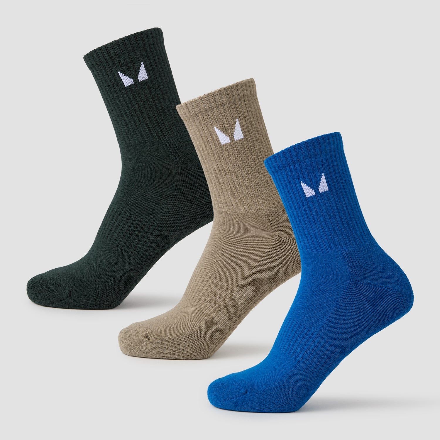 MP Unisex Crew Socks (3 Pack) - Earth Multipack | MYPROTEIN™