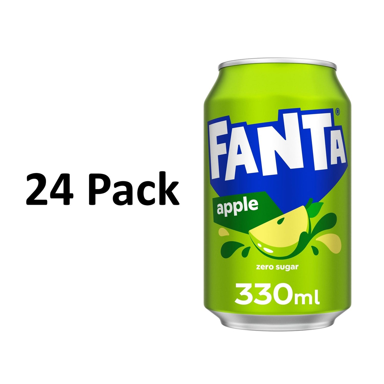 Fanta Apple Zero 24 x 330ml | Your Coca-Cola UK