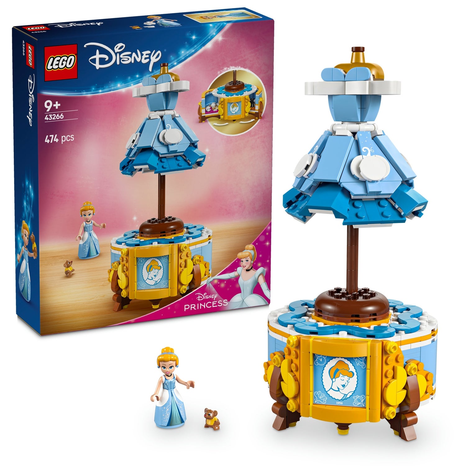 LEGO | Disney Princess Cinderella’s Dress Building Toy 43266 Toys ...