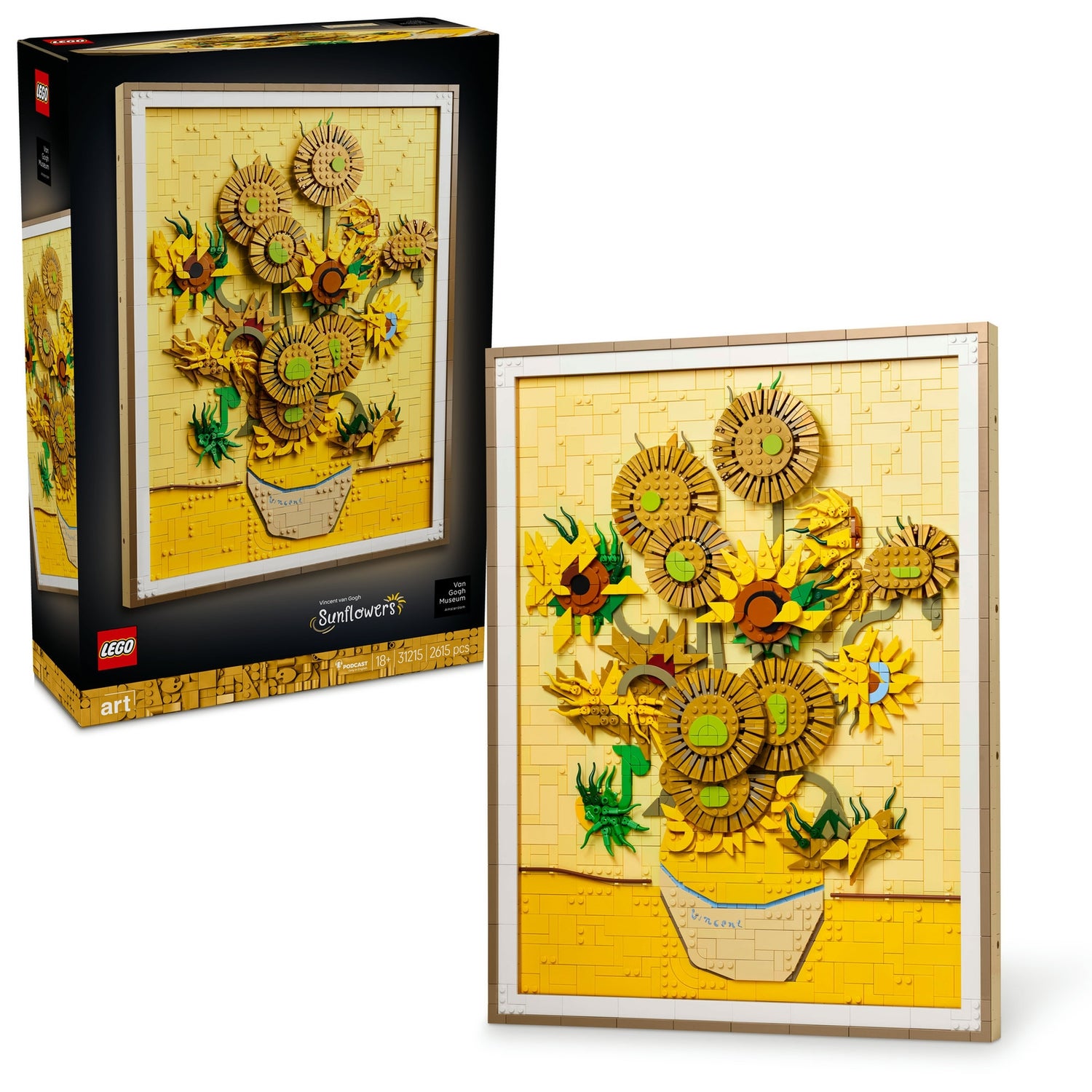 LEGO Art Vincent van Gogh – Sunflowers Building Set 31215 Toys - Zavvi UK