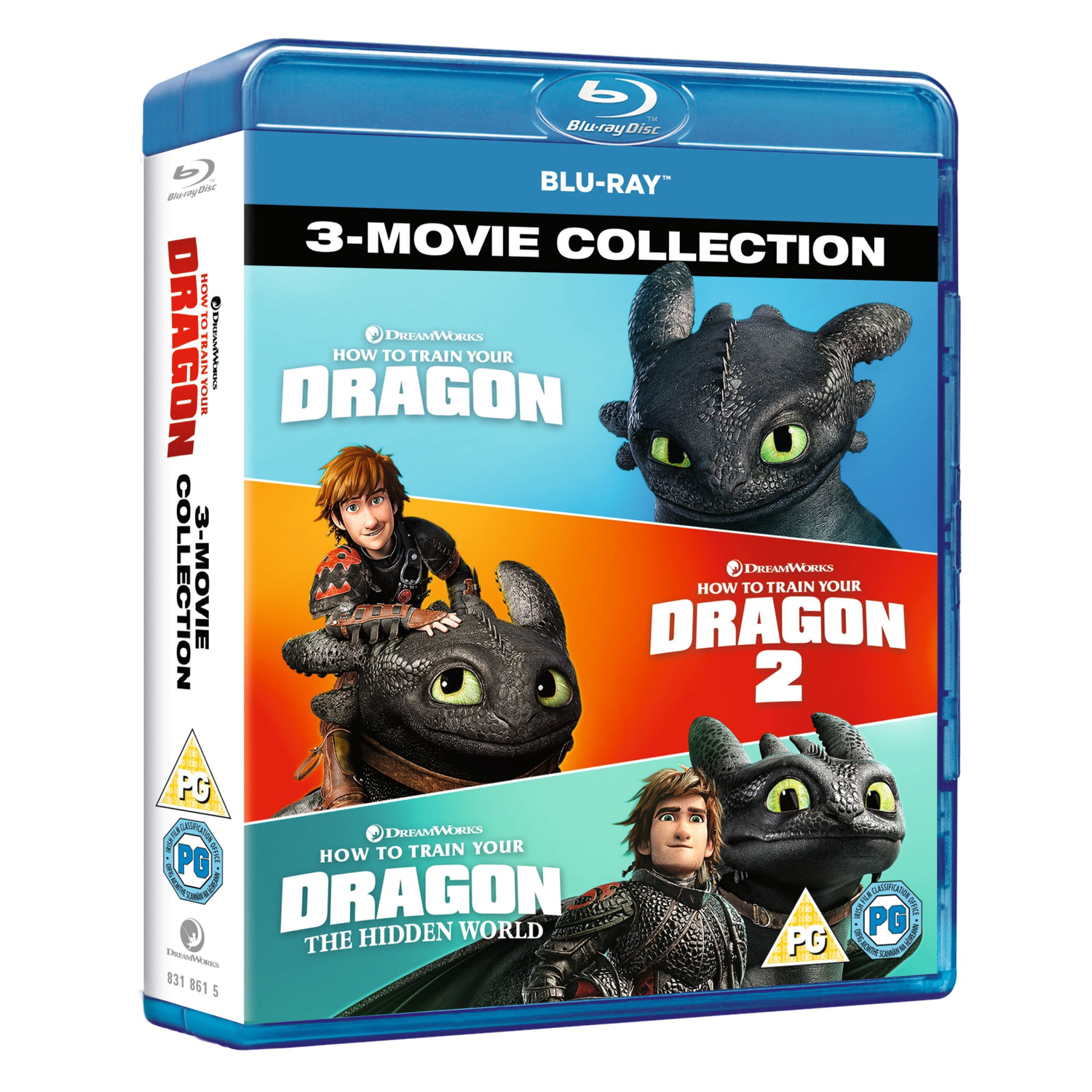 How to Train Your Dragon: 3 Movie Collection Blu-Ray Blu-ray | Zavvi ...