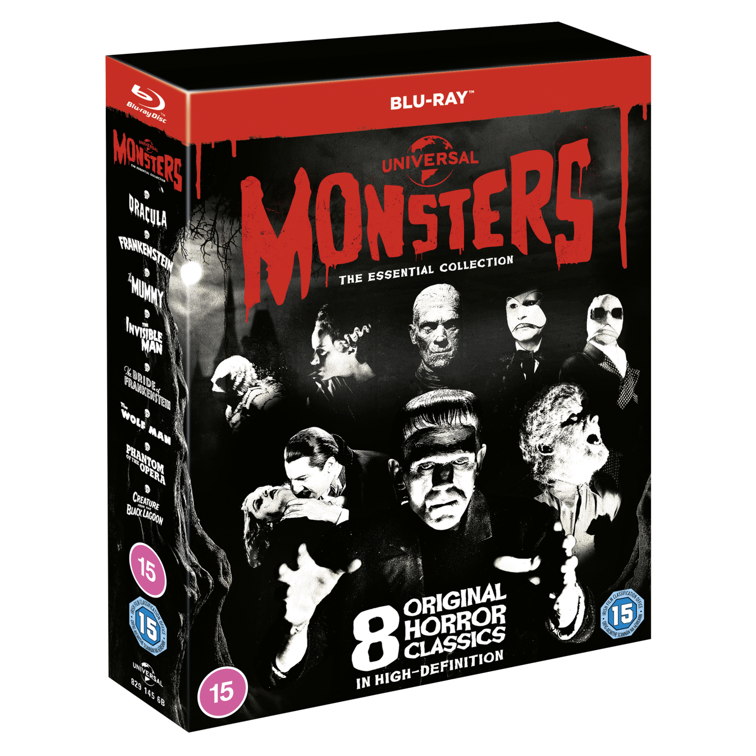 Universal Classic Monsters: The Essential Collection Blu-Ray Blu-ray ...
