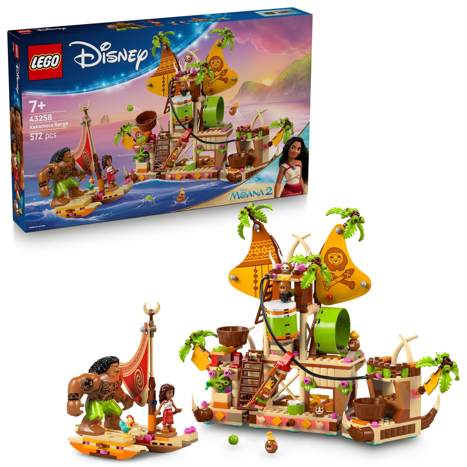 LEGO® ǀ Disney Moana 2 Kakamora Barge, Toy Building Set 43258 Toys ...