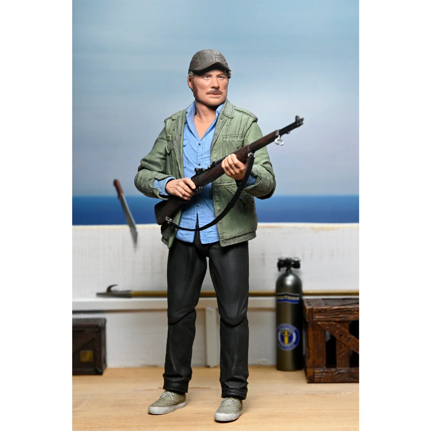 NECA - JAWS SAM QUINT ULTIMATE 7 INCH SCALE ACTION FIGURE 50TH ...