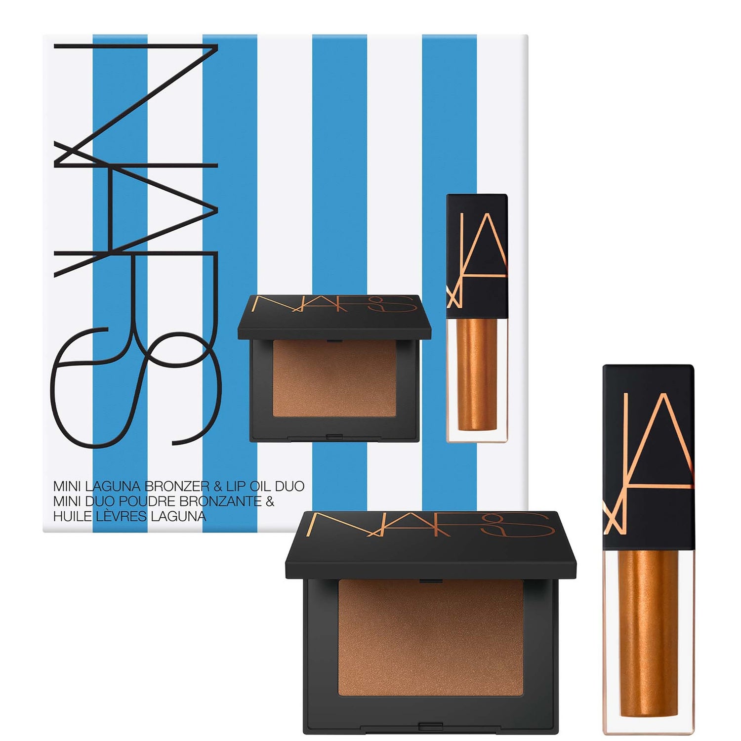 NARS Mini Laguna Bronzer & Lip Oil Bundle - Snabb leverans
