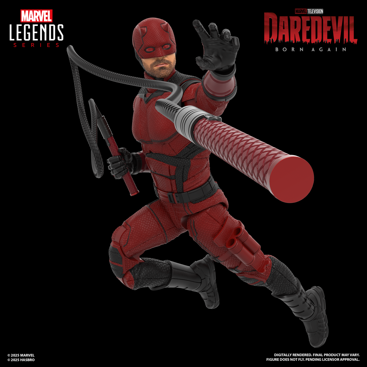 Hasbro Marvel Legends Series Daredevil: Born Again Daredevil 6-Inch ...