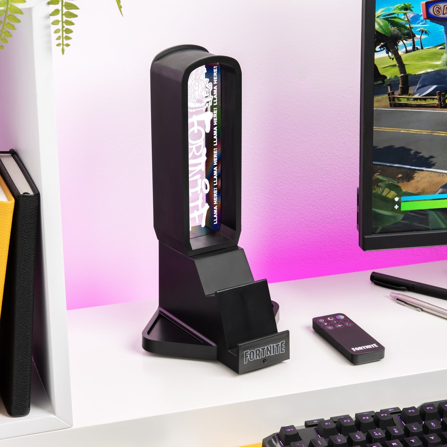 Fortnite Desk Headphone Stand With Light Gifts - Zavvi UK