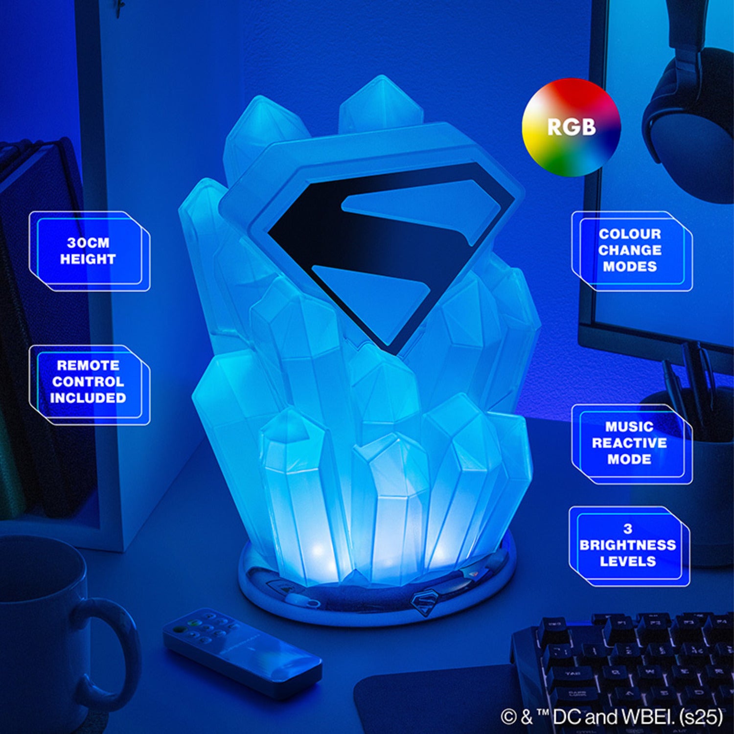 Superman Fortress Of Solitude Light Gifts - Zavvi UK