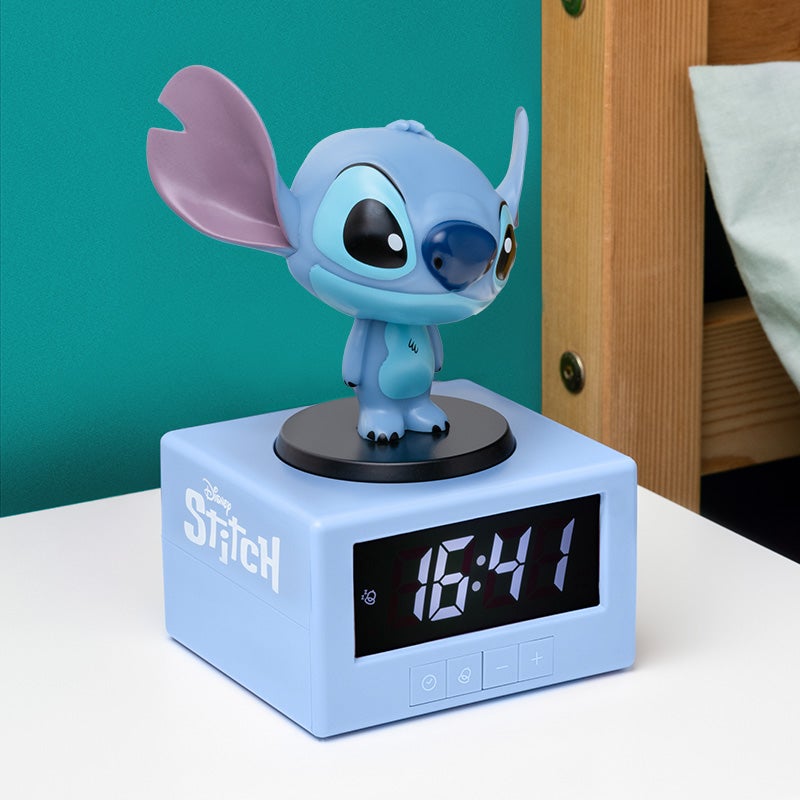 Disney Stitch Icon Alarm Clock Gifts - Zavvi UK