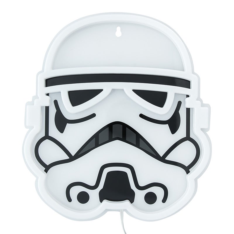 Star Wars Stormtrooper Wall Mountable Led Neon Light Gifts - Zavvi UK