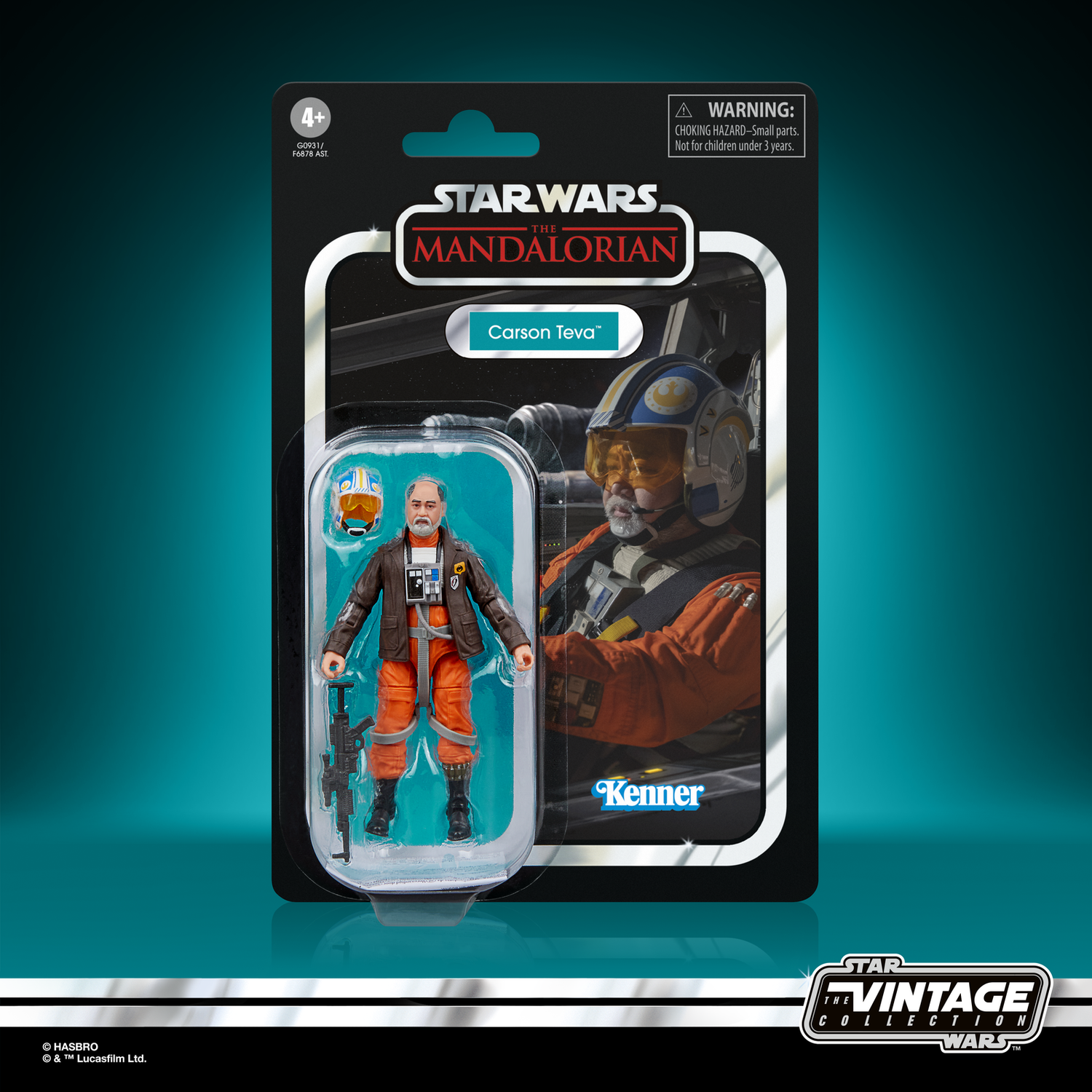 Hasbro Star Wars The Vintage Collection The Mandalorian Carson Teva ...