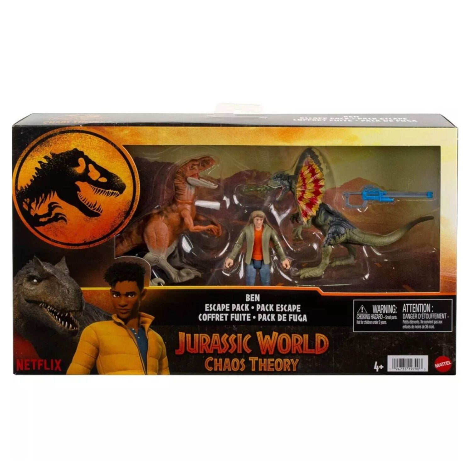 Jurassic World: Chaos Theory Ben Escape Figure Pack Toys | Zavvi Australia