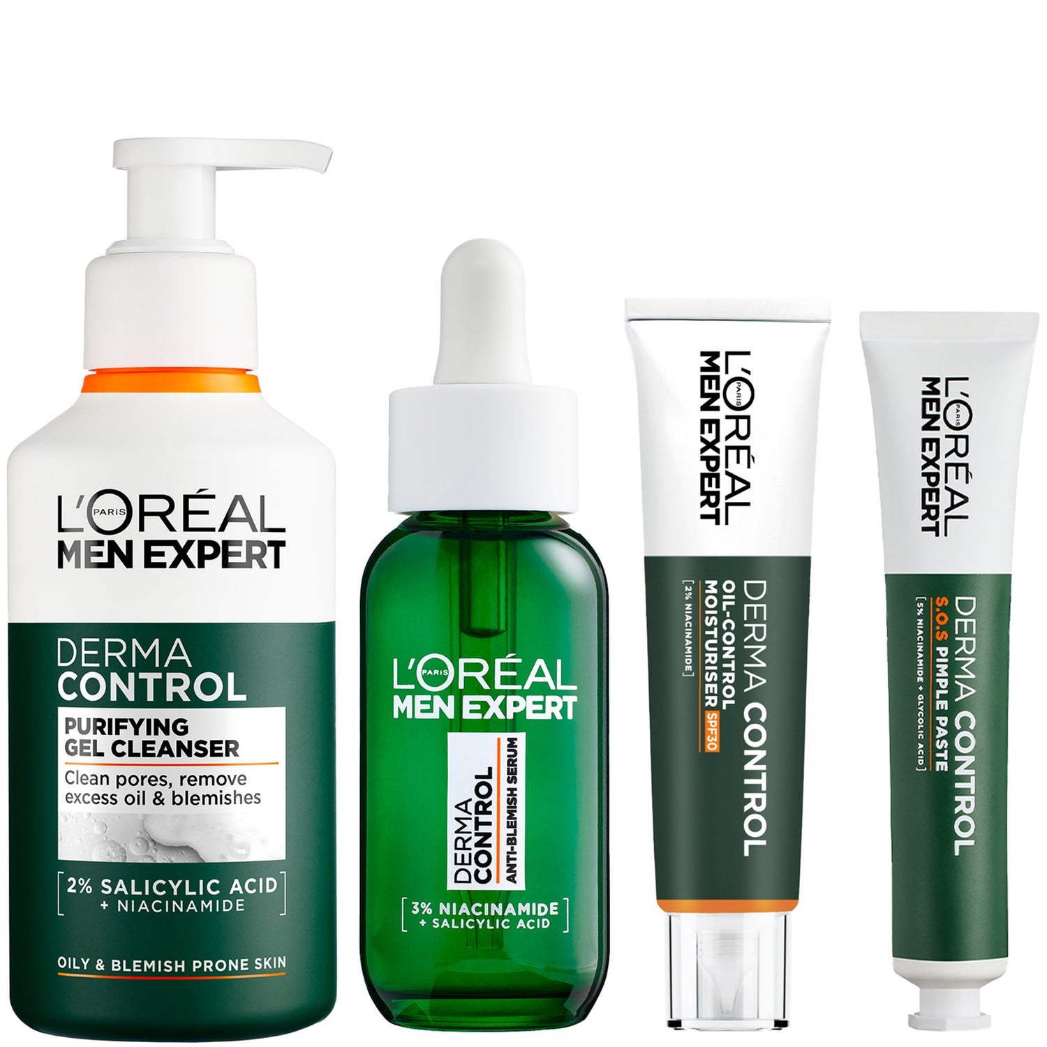 L'Oréal Paris Men Expert Derma Control Routine Bundle - lookfantastic