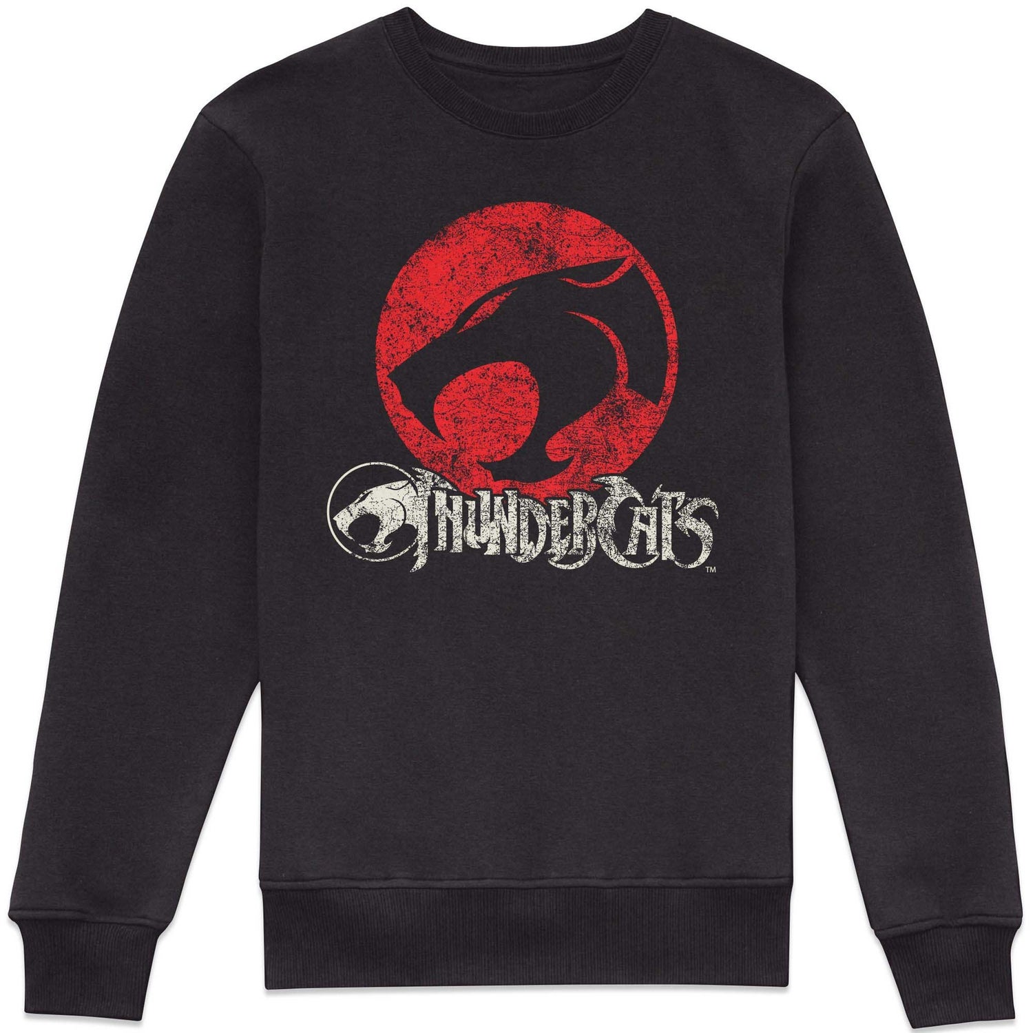 Thundercats Vintage Logo Sweatshirt - Black Clothing - Zavvi US