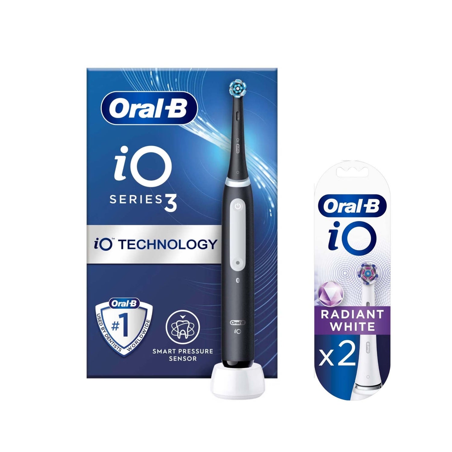 Oral-B iO3 Matte Black Electric Toothbrush | Oral-B UK