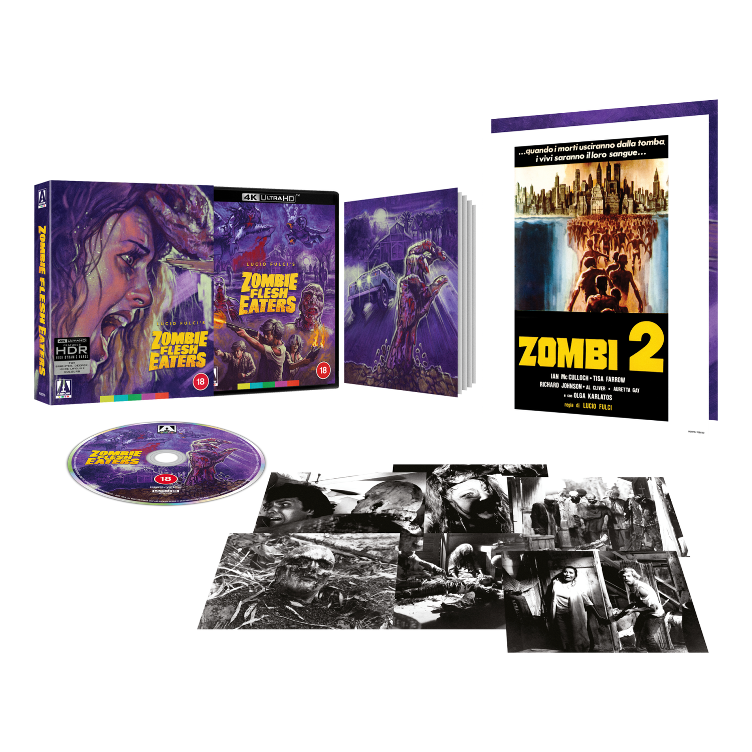 Zombie Flesh Eaters Limited Edition 4K Ultra HD 4K - Zavvi US