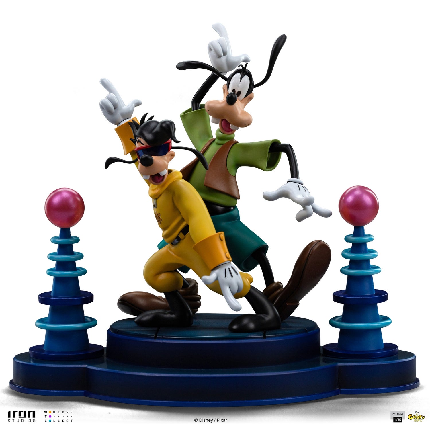 Iron Studios Disney A Goofy Movie Goofy and Max Art Scale 1/10 Statue ...