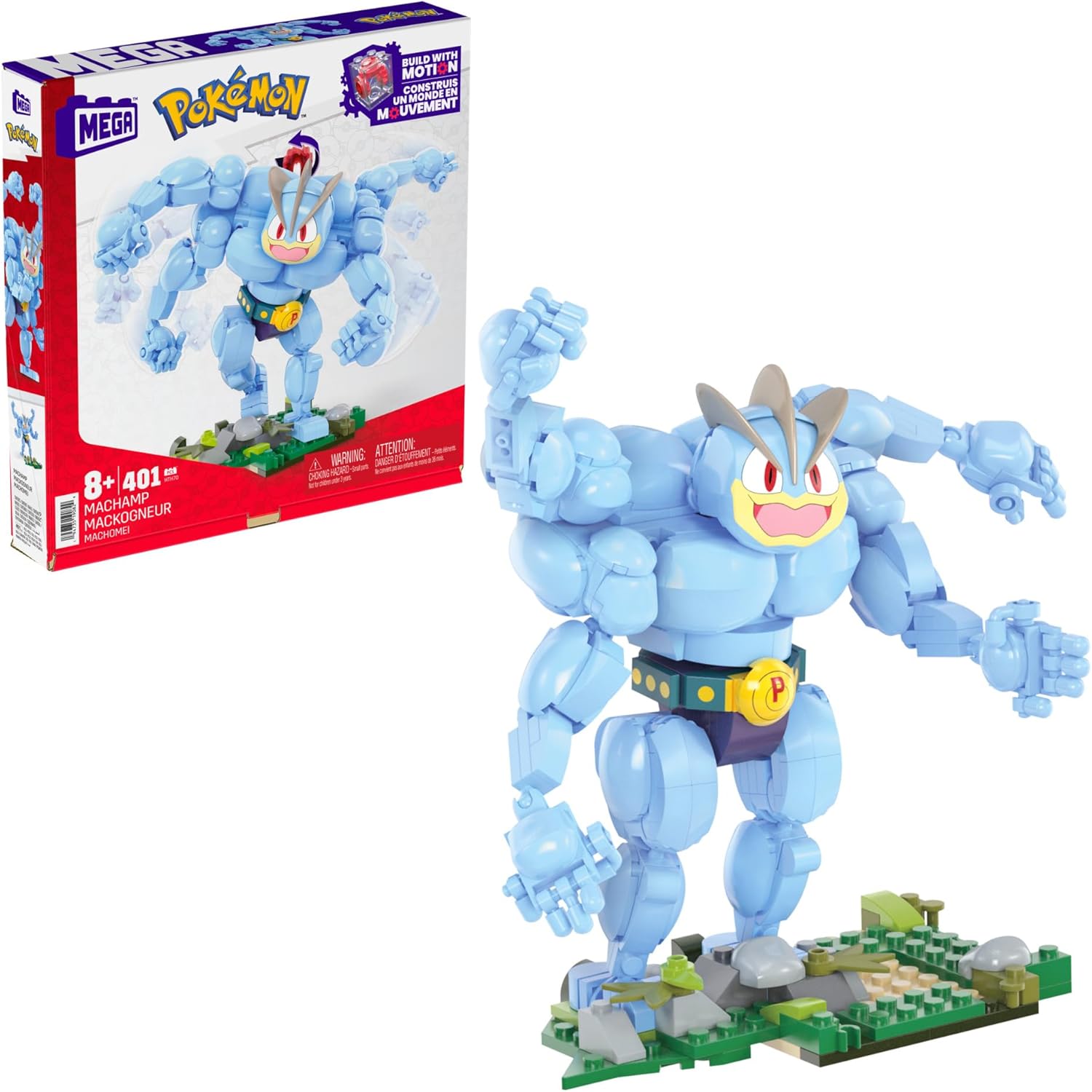 Mega Pokemon Machamp Playset Merchandise - Zavvi UK
