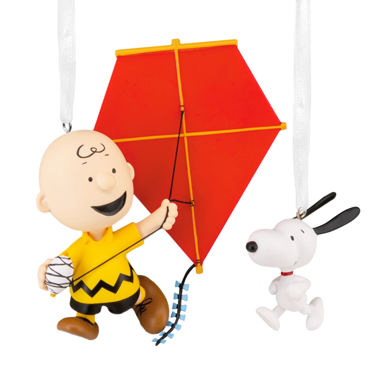 Hallmark Figural Peanuts Charlie & Snoopy Tree Ornament Merchandise ...
