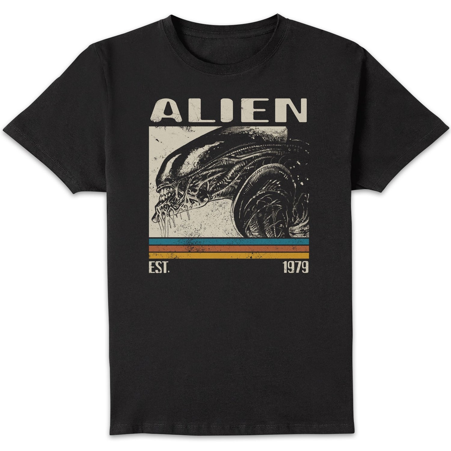 Alien Retro Bars Unisex T-Shirt - Black Clothing | Zavvi Australia