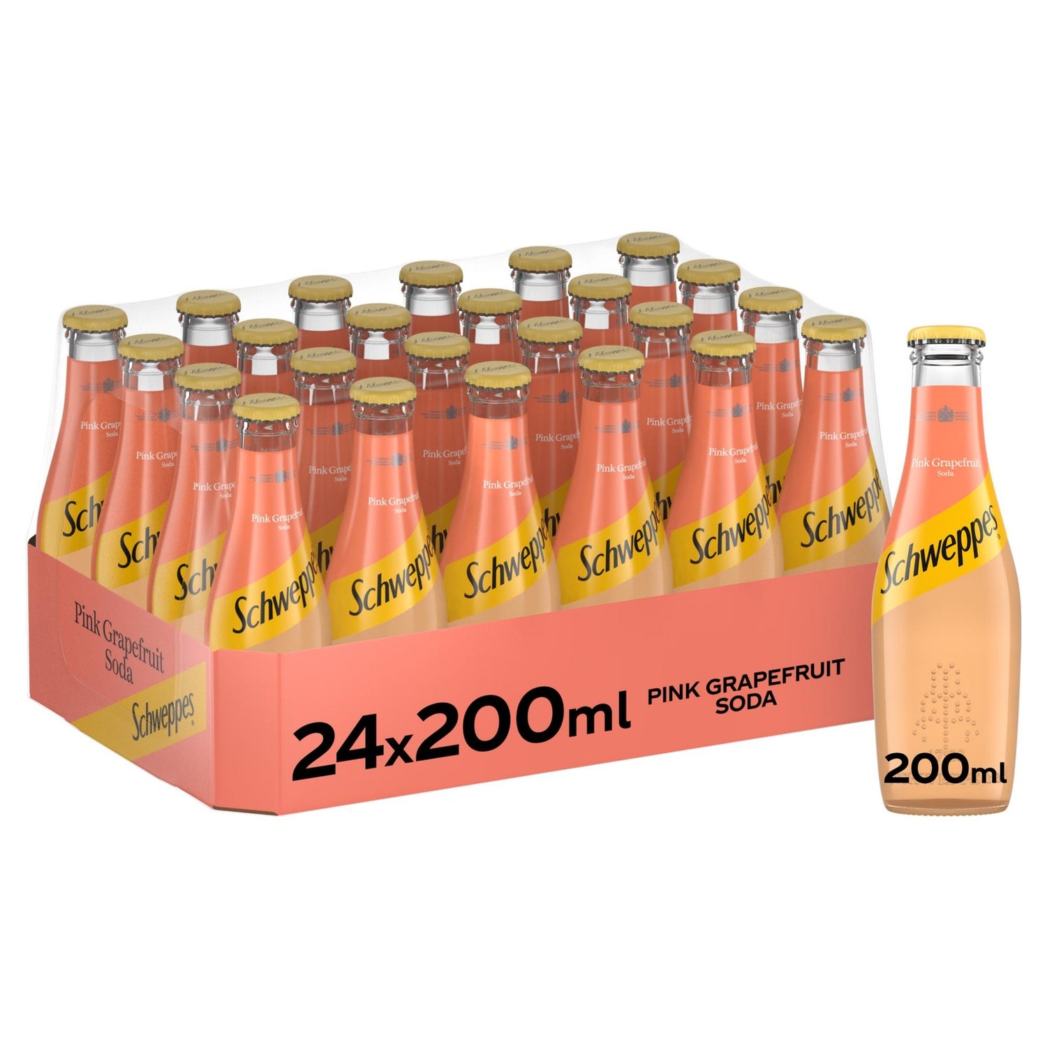 Schweppes Pink Grapefruit 24 x 200ml | Your Coca-Cola UK