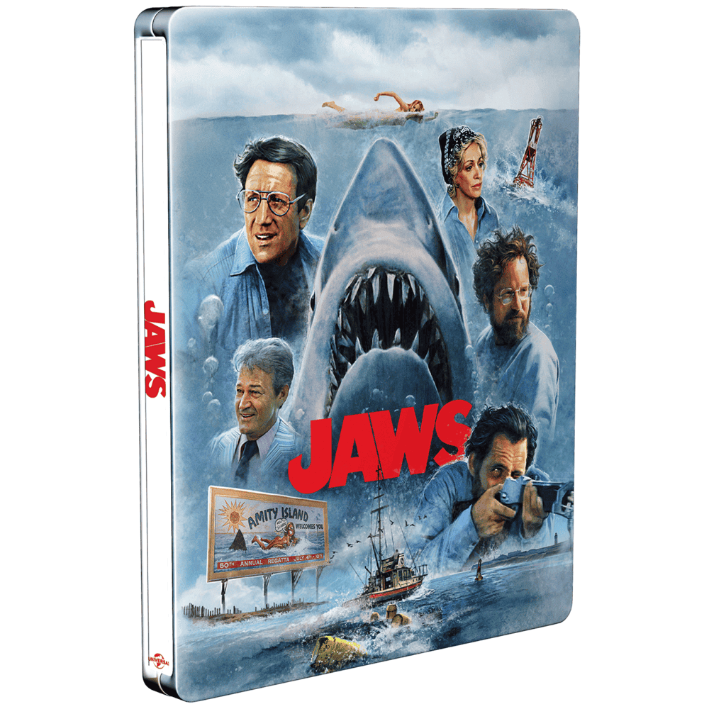 Jaws 50th Anniversary 4K Ultra HD & Blu-Ray SteelBook 4K - Zavvi UK
