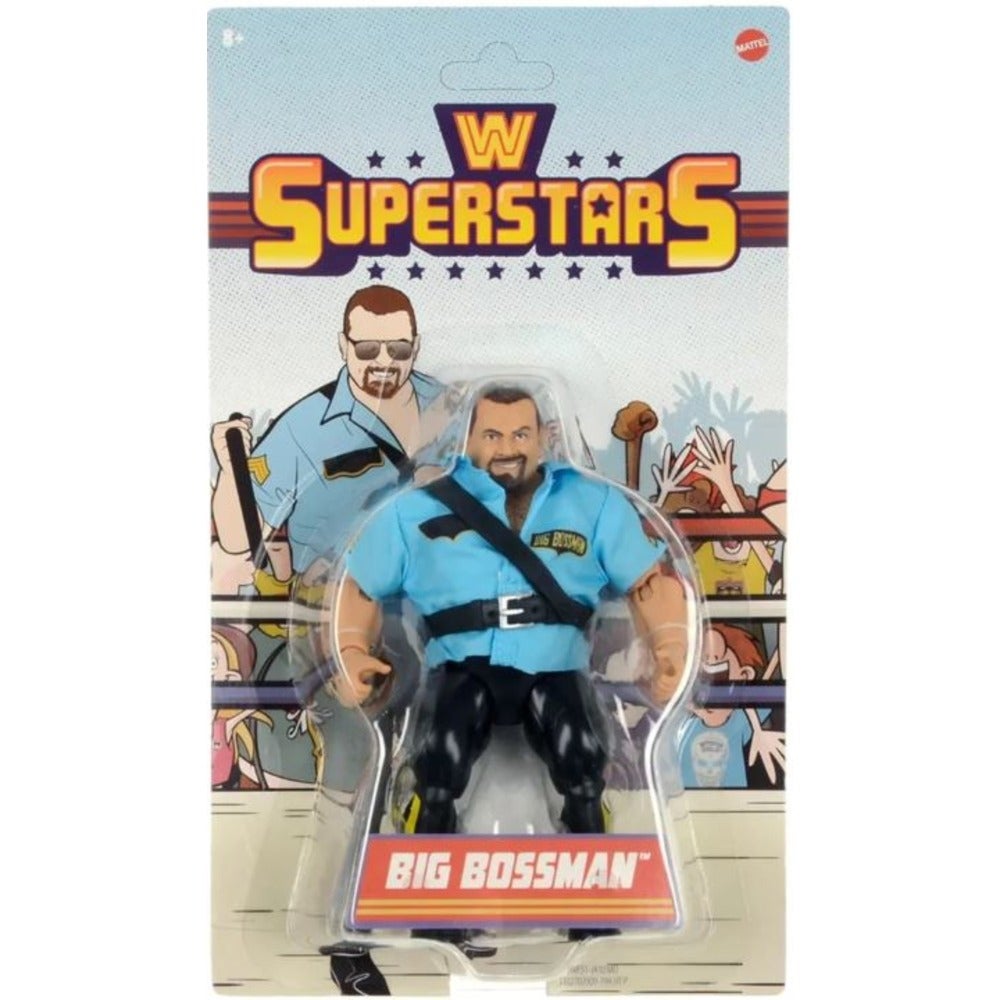 WWE Superstars Series 10 Big Bossman Wrestling Action Figure Mattel ...