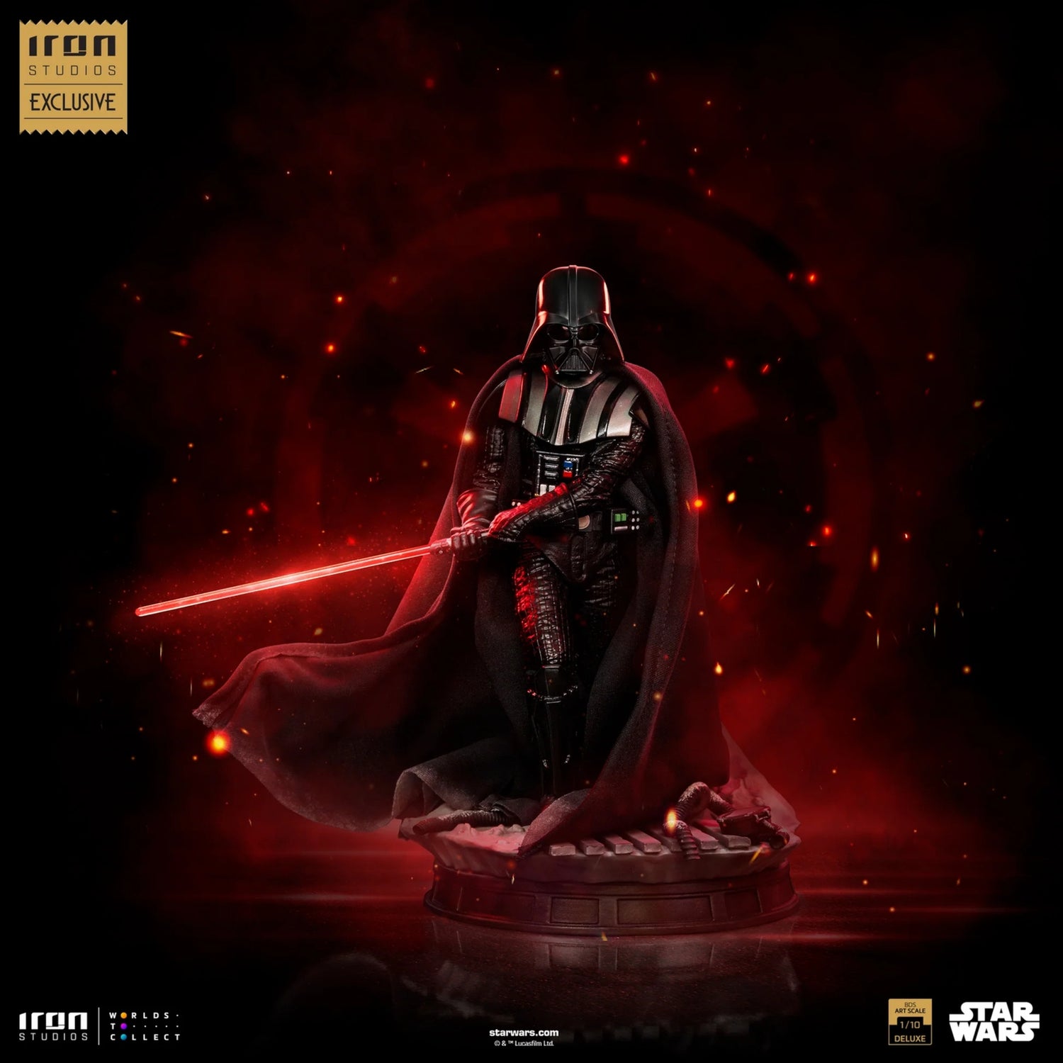 Iron Studios Star Wars Darth Vader (2023 Event Exclusive) 1/10 Art ...