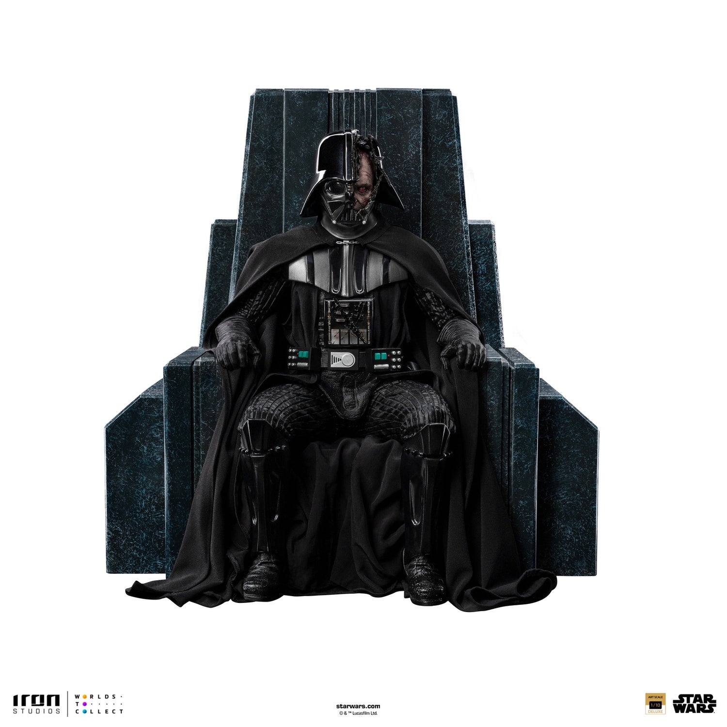 Iron Studios Star Wars Darth Vader on Throne Art Scale 1/10 Statue ...