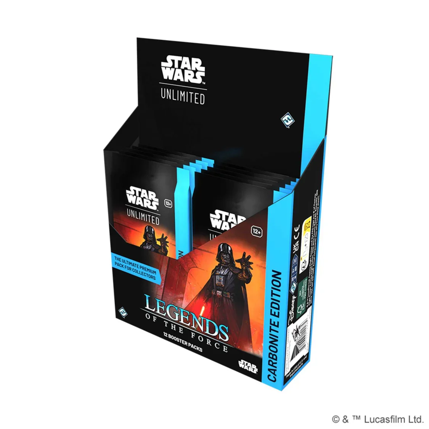 Star Wars: Unlimited Legends of the Force Carbonite Booster Display (12 packs) Merchandise ...