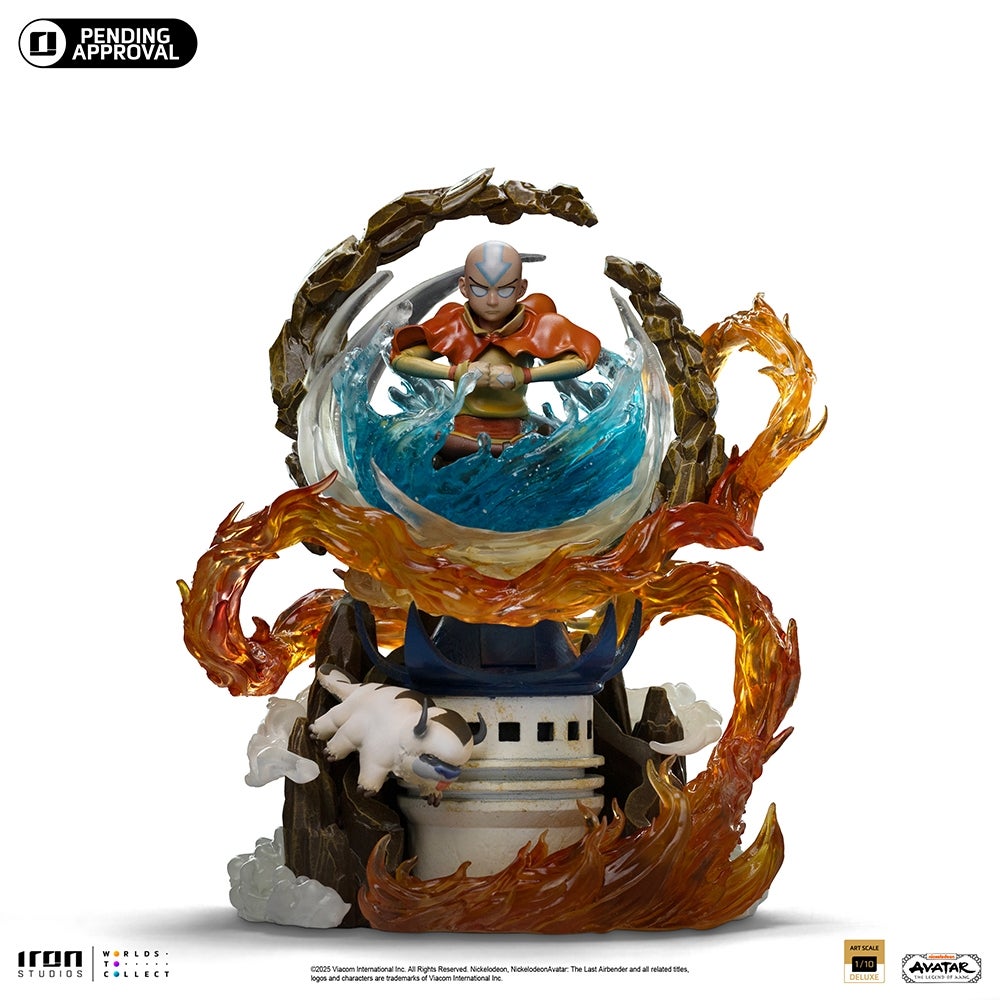 Iron Studios Avatar: The Last Airbender Aang Deluxe Art Scale 1/10 ...