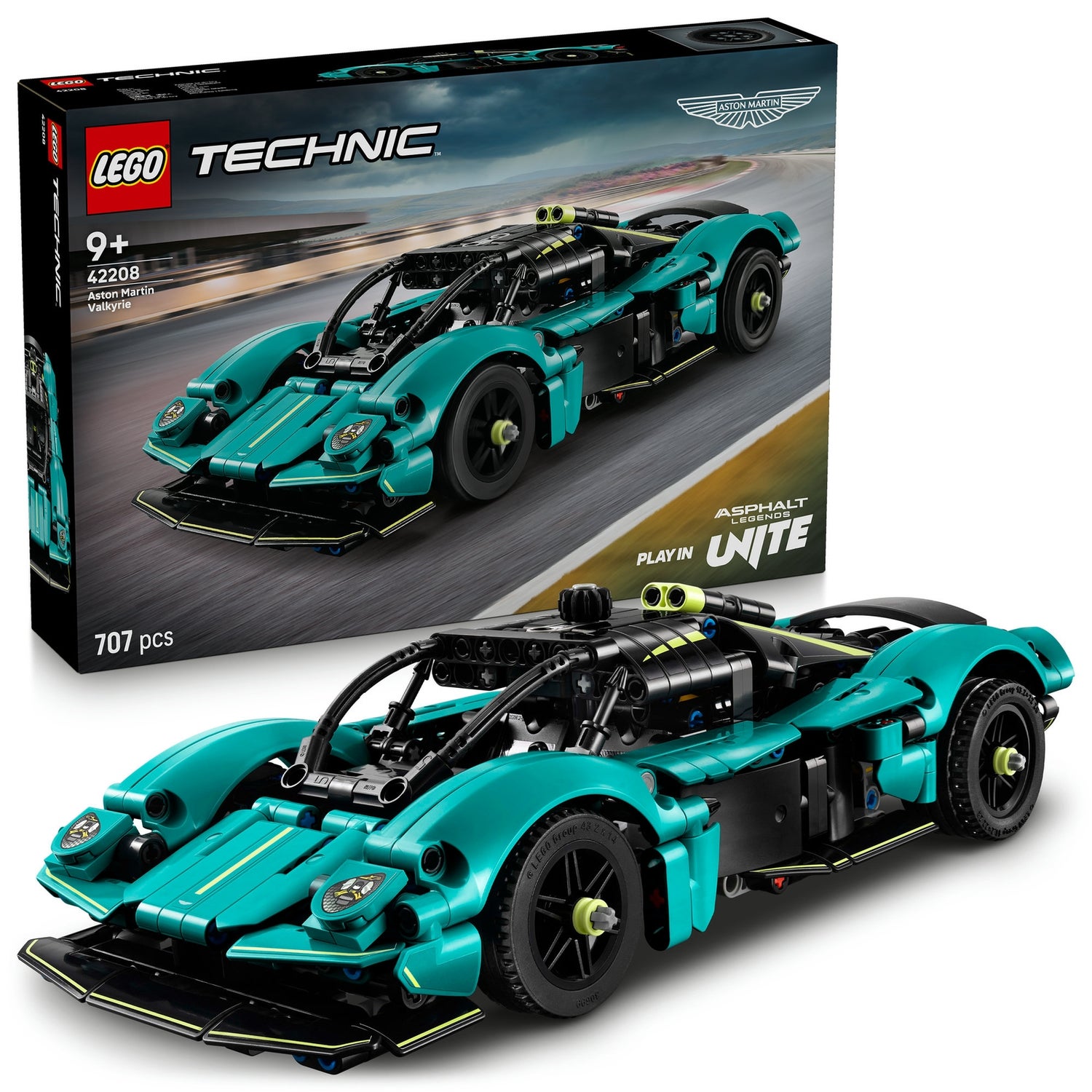 LEGO® Technic Aston Martin Valkyrie Buildable Car Model Kit 42208 Toys ...