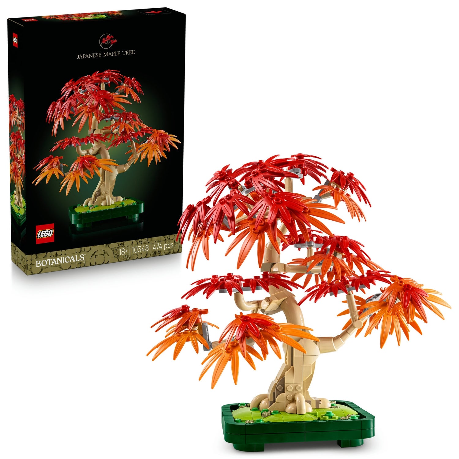 LEGO Botanicals Japanese Red Maple Bonsai Tree DIY Set 10348 Toys ...