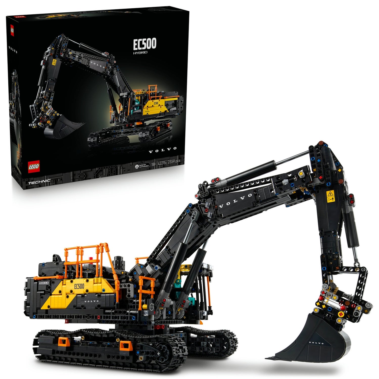 LEGO Technic Volvo EC500 Hybrid Excavator Building Set 42215 Toys ...