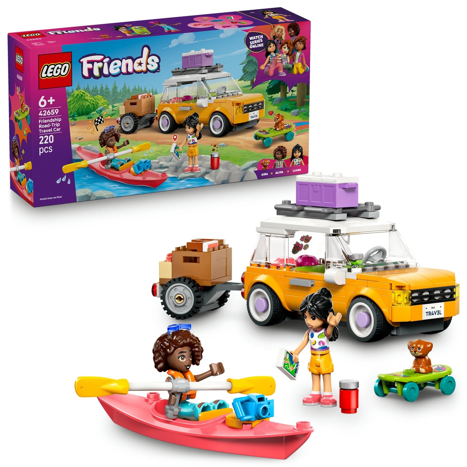 LEGO® Friends Friendship Road-Trip Travel Car Building Set 42659 Toys ...