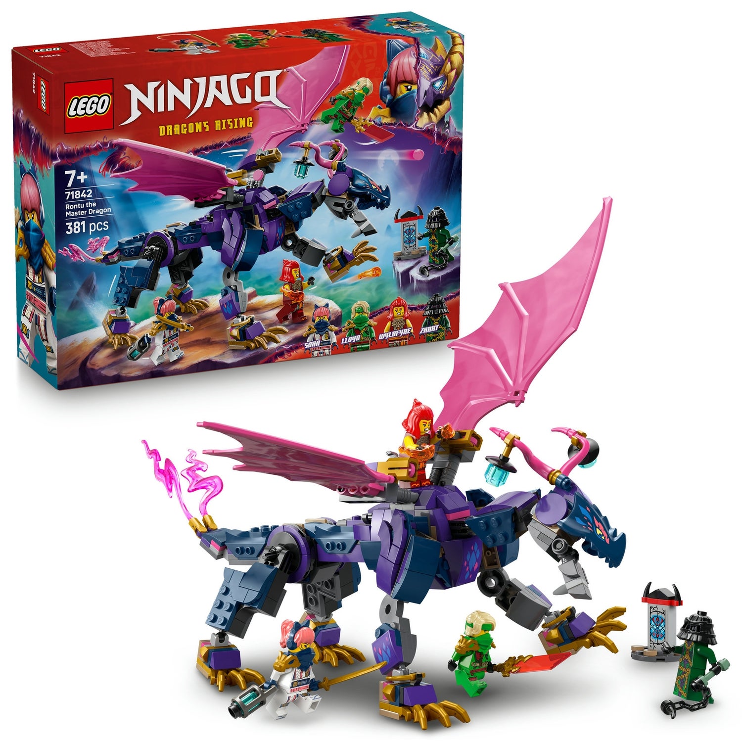 LEGO® NINJAGO® Rontu the Master Dragon Toy Set 71842 Toys - Zavvi UK