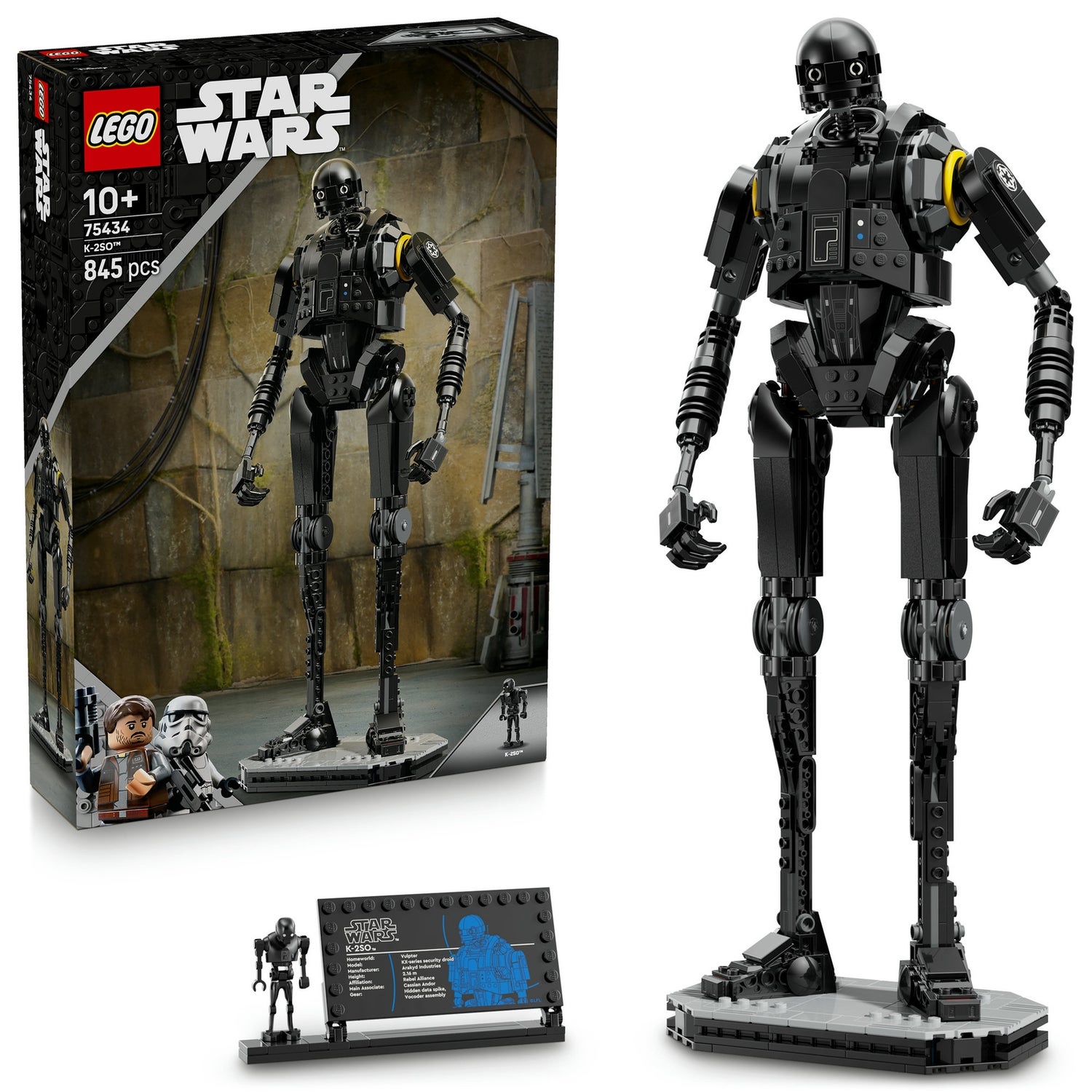 LEGO Star Wars K-2SO Security Droid Building Toy 75434 Toys - Zavvi UK