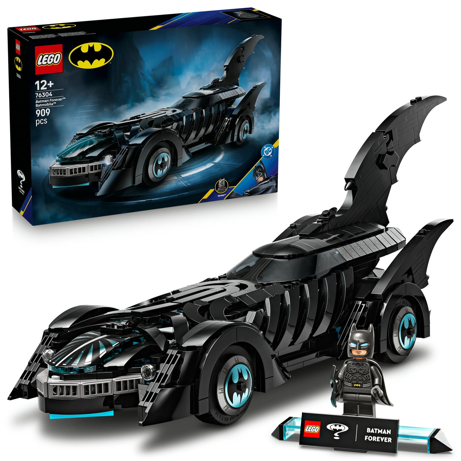 LEGO DC Batman Forever Batmobile Toy Car for Kids 76304 Toys - Zavvi UK